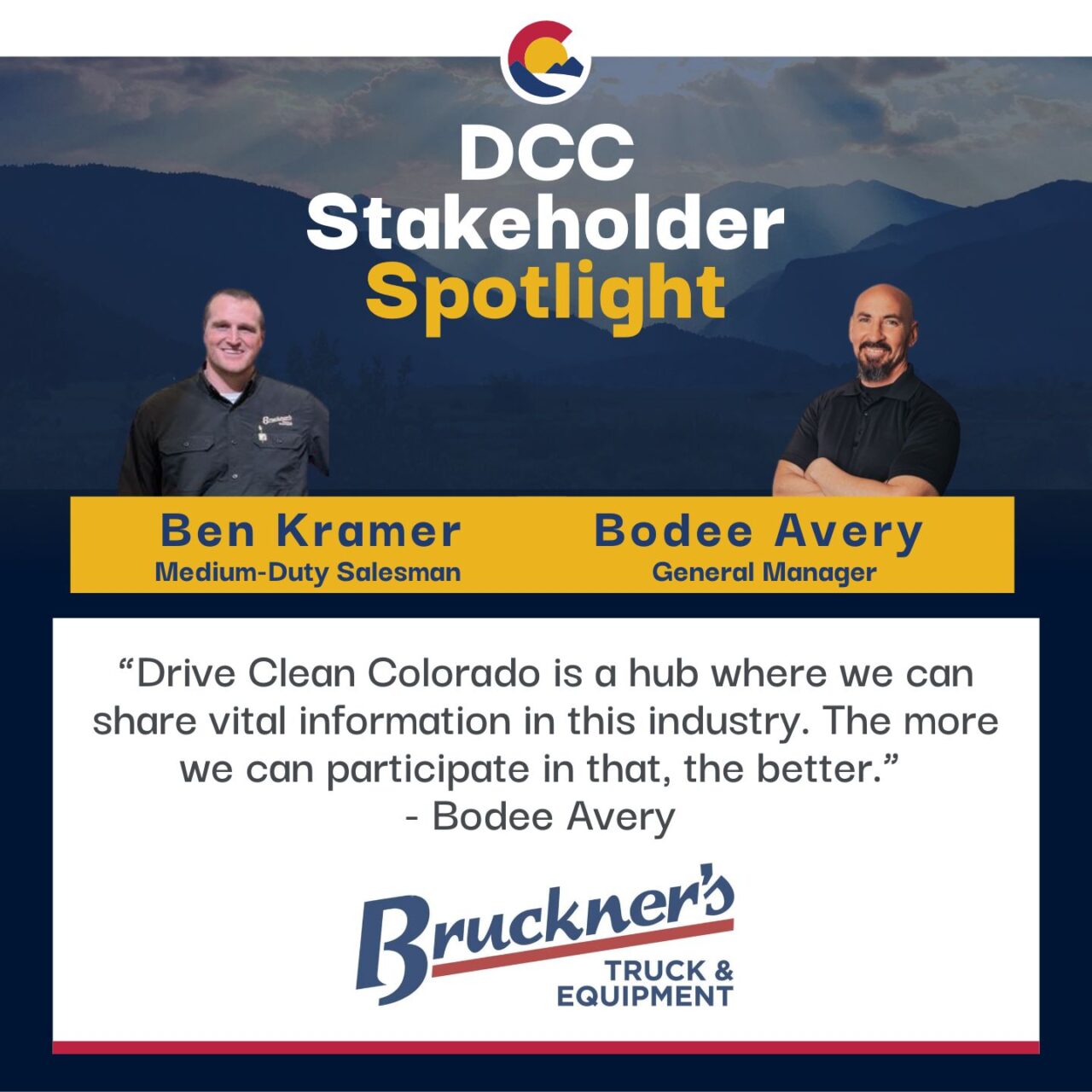 Stakeholder Spotlight: Bruckner's Truck and Equipment - Drive Clean ...